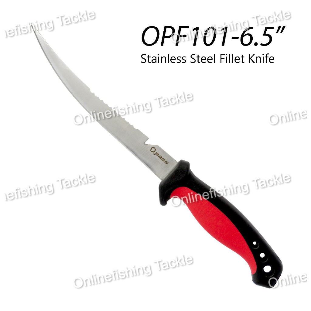 OPASS OPF101 STAINLESS STEEL FILLET KNIFE Pisau filet | Shopee Malaysia