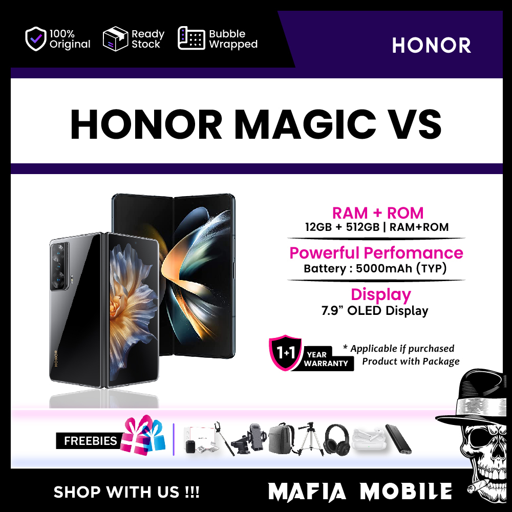 HONOR Magic VS 5G [12GB RAM 512GB ROM] - Original HONOR Malaysia | Shopee Malaysia