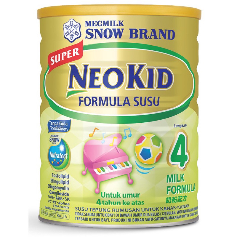 Snow Brand Super Neo Kid Step 4 / 🔥900G x 2 Tin🔥 | Shopee Malaysia