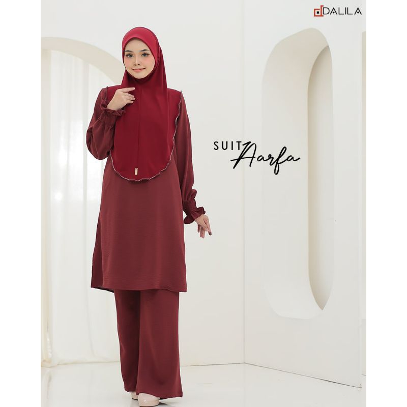 SUIT MUSLIMAH BY DALILA PAKAIAN UMRAH SUIT LABUH MURAH JUBAH SELUAR ...