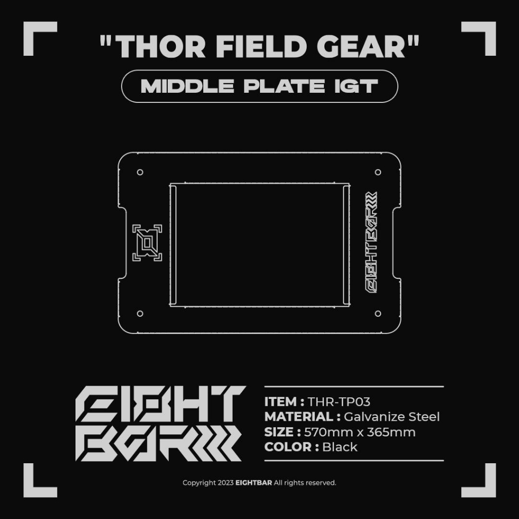 (THR-TP03)EIGHTBAR OFFICIAL THOR MIDDLE PLATE IGT | Shopee Malaysia