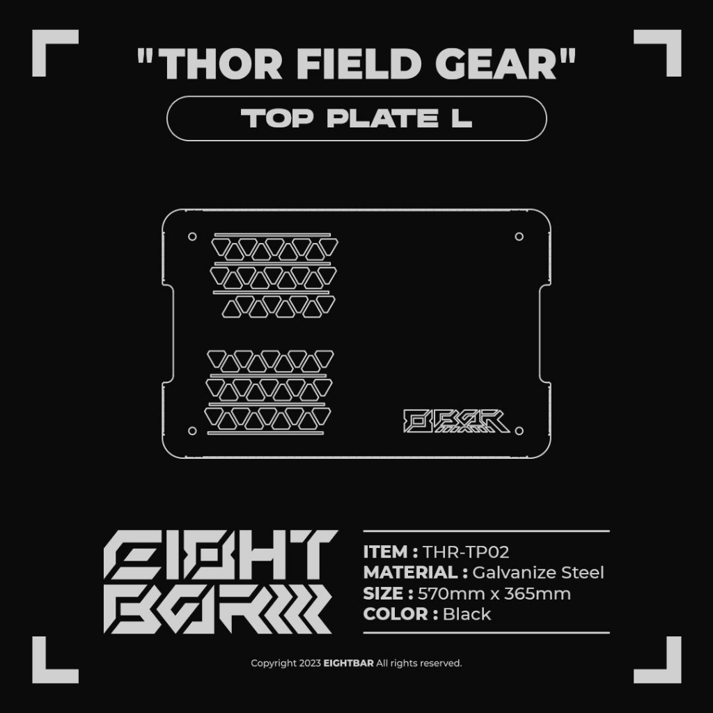 (THR-TP02)EIGHTBAR OFFICIAL THOR TOP PLATE L | Shopee Malaysia