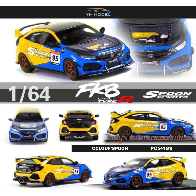 YM Model Honda Civic Type-R FK8 Spoon Sports | Shopee Malaysia