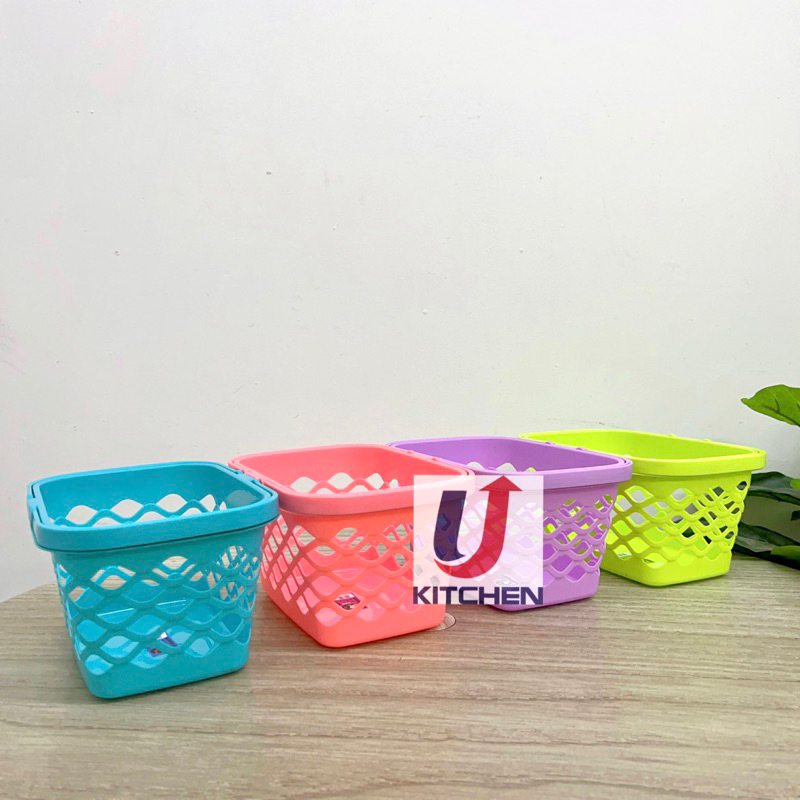 BK3220 Storage Mini Basket / Kitchen Office Bathroom Basket / Bakul ...