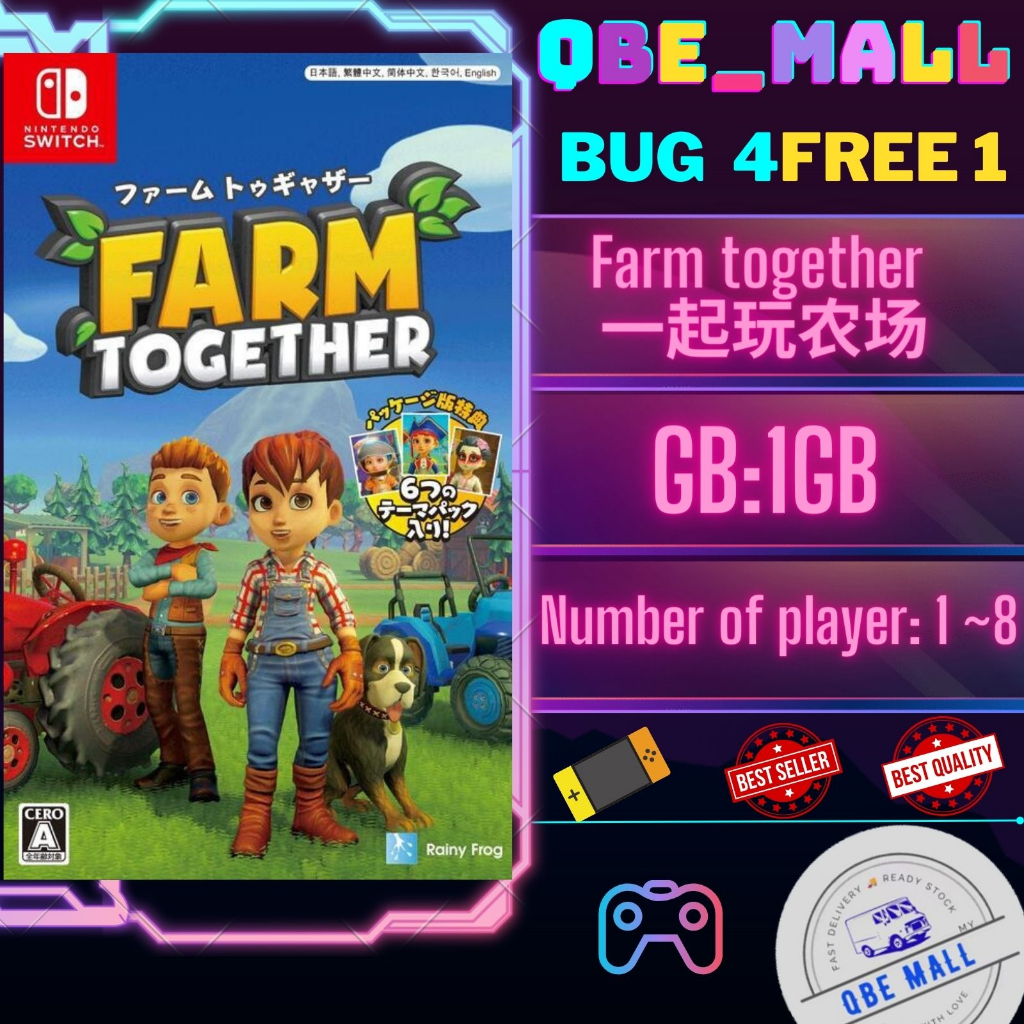 Farm together 一起玩农场 (Nintendo switch) DigitalDownload | Shopee Malaysia