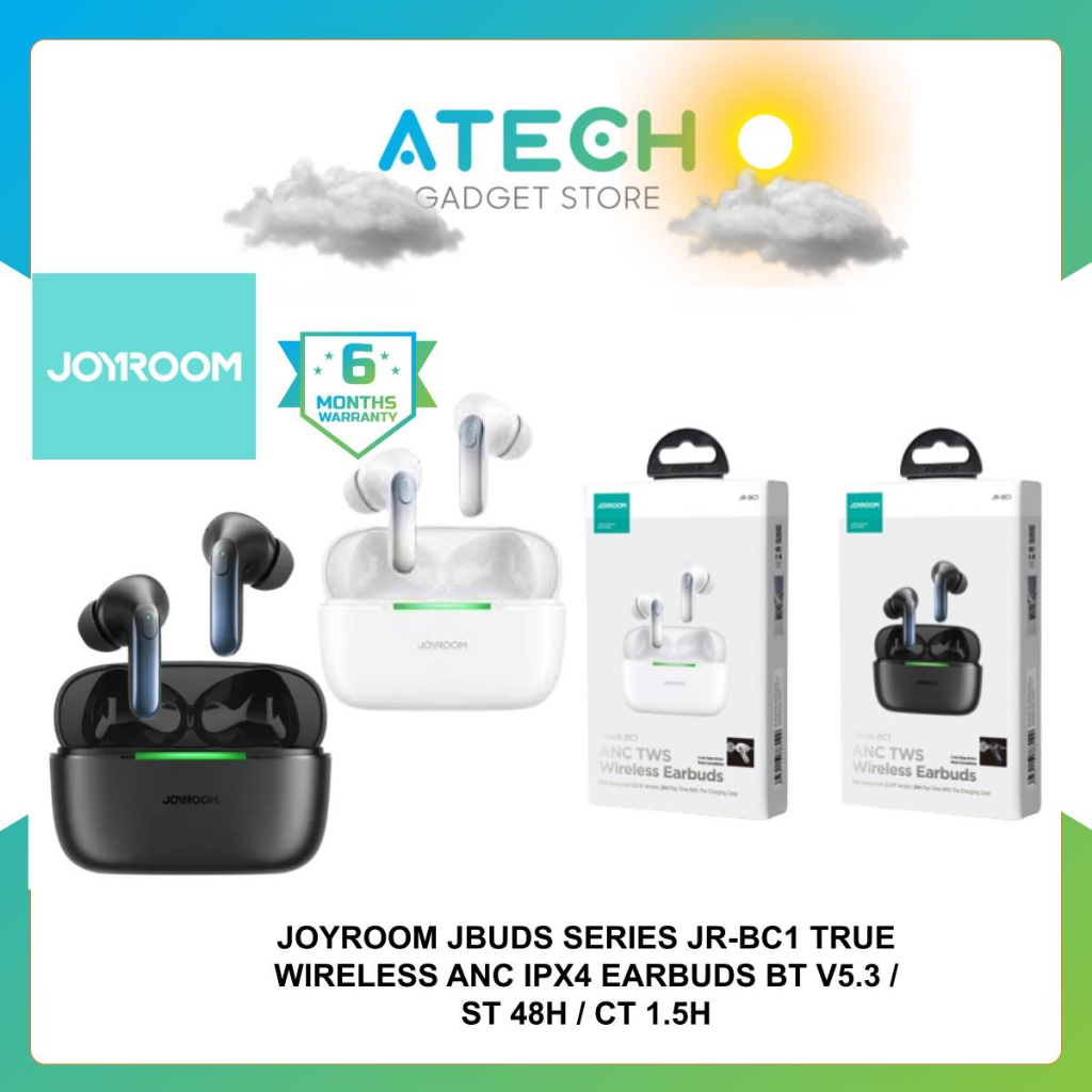 Joyroom Jbuds Series JR-BC1 True Wireless ANC Earbuds | Shopee Malaysia