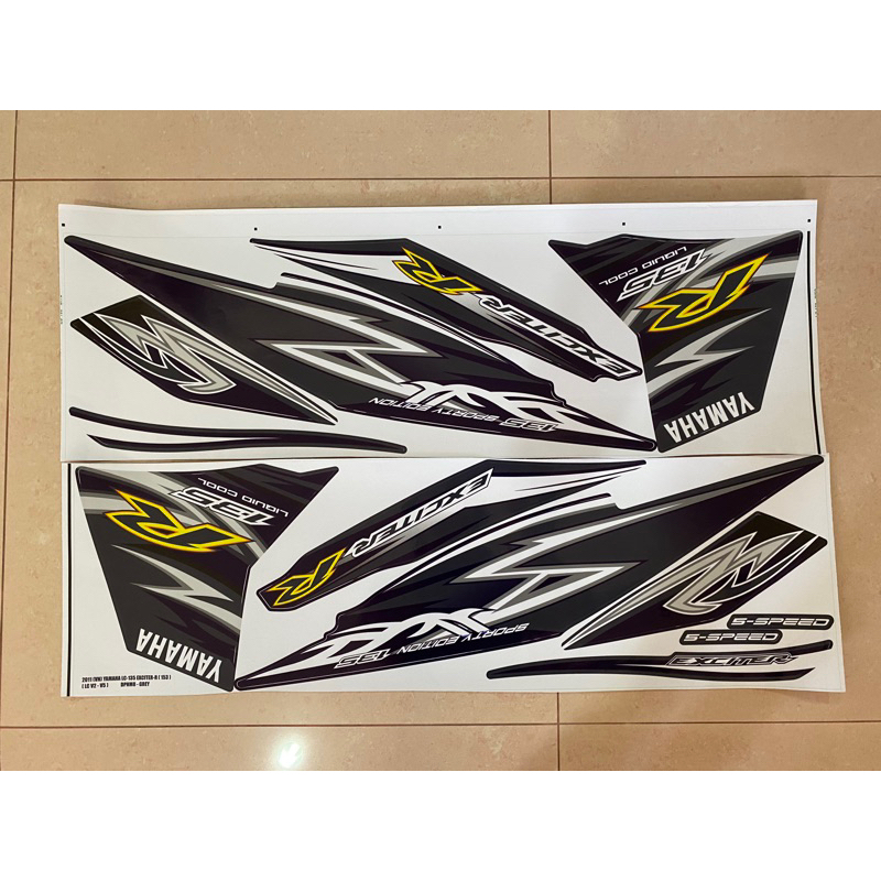 Yamaha lc135 v2 v3 v4 v5 body sticker exciter r (153) | Shopee Malaysia