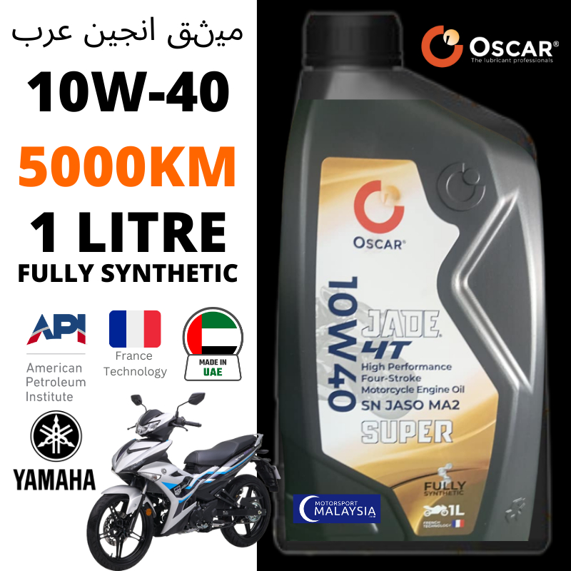 4T 10W40 Fully Synthetic Oscar Jade Minyak Moto YAMAHA 1L - YAMAHA ...