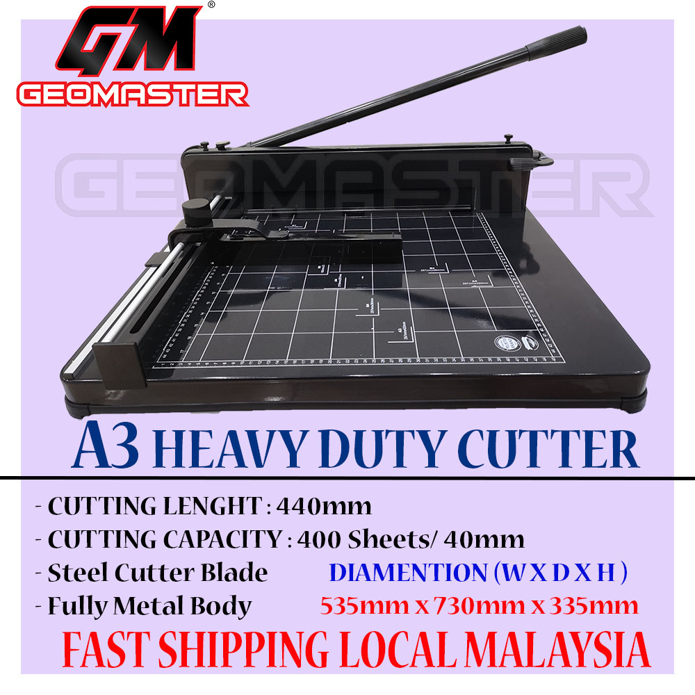 Geomaster A4 / A3 Heavy Duty Paper Cutter / Stainless Steel Cutter ...