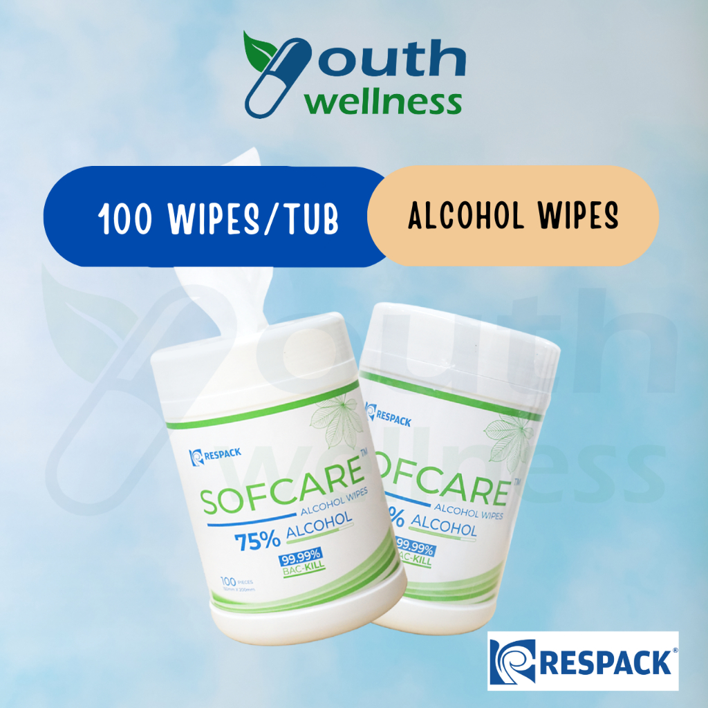 [Clearance] Sofcare Respack 75% Alcohol Wet Wipes 100's Canister ...