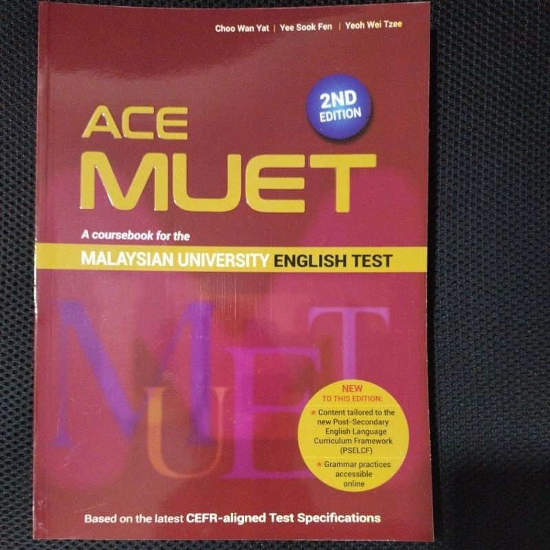 Ace Muet (CEFR-aligned Test Specifications) | Shopee Malaysia