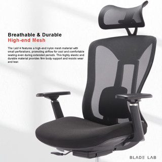 BLADE LAB Lab 14 Office Mesh Chair Ergonomic Chair Kerusi Gaming Seat ...