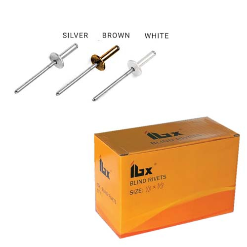 Blind Rivets | Silver / Black / Brown / White 1000pcs per box DIY Home ...