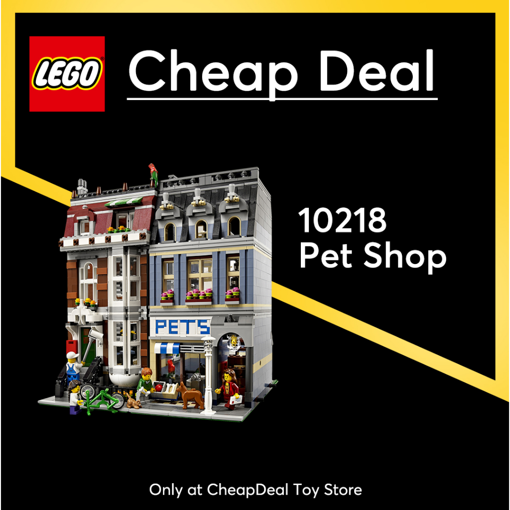 [Ready Stock] - LEGO 10218 Pet Shop (2032 Pieces) | Shopee Malaysia