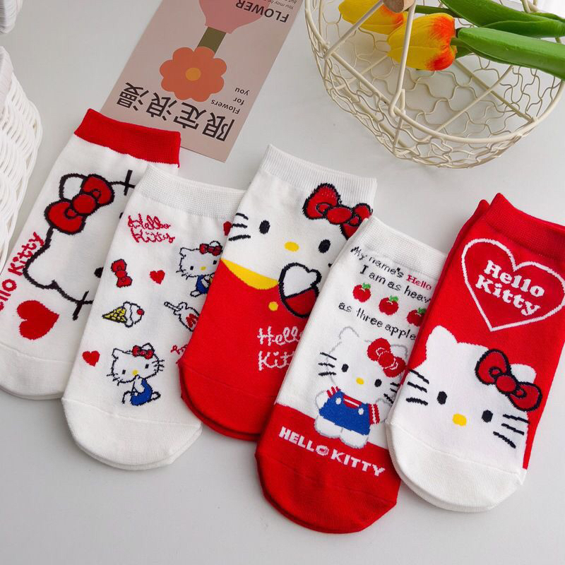 [🇲🇾Ready Stock] Adult Hello Kitty Socks | Shopee Malaysia
