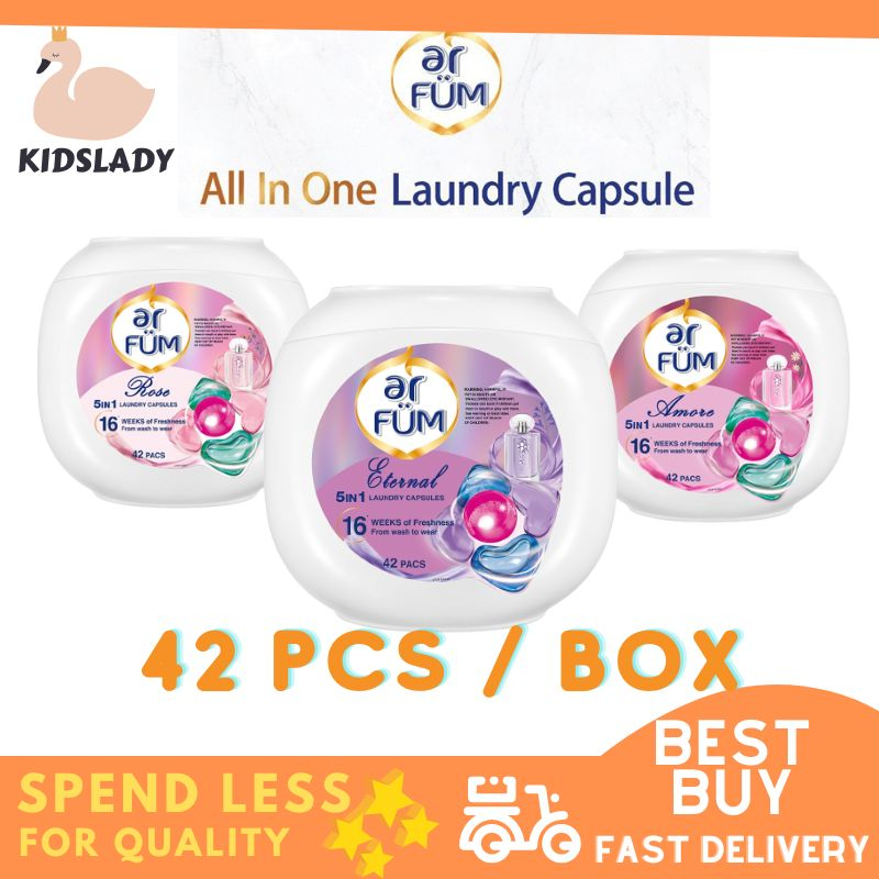 (Local Seller Ready Stock) Walch Ar Fum Laundry Detergent Capsule Gel ...