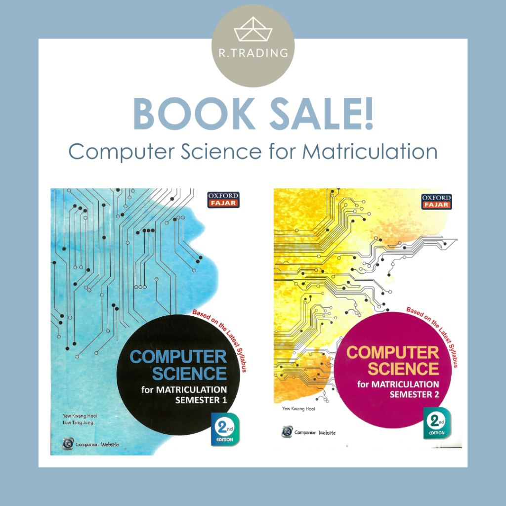 Computer Science for Matriculation Semester 1 Semester 2 (2nd Edition) | Shopee Malaysia