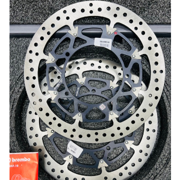 100% Original Brembo Front Floating Disc Set Yamaha R1 2015> 320MM T ...