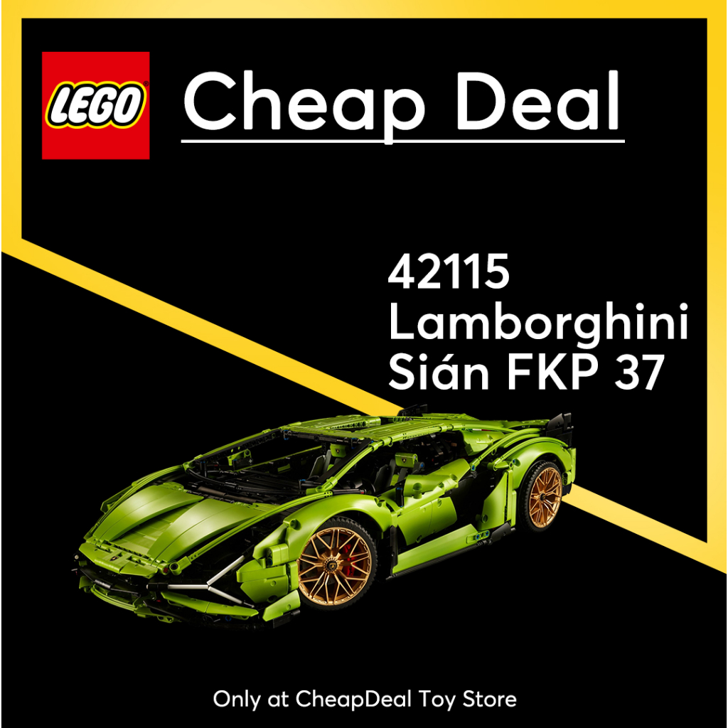 [Ready Stock] - LEGO 42115 Lamborghini Sián FKP 37 (3696 Pieces) | Shopee Malaysia