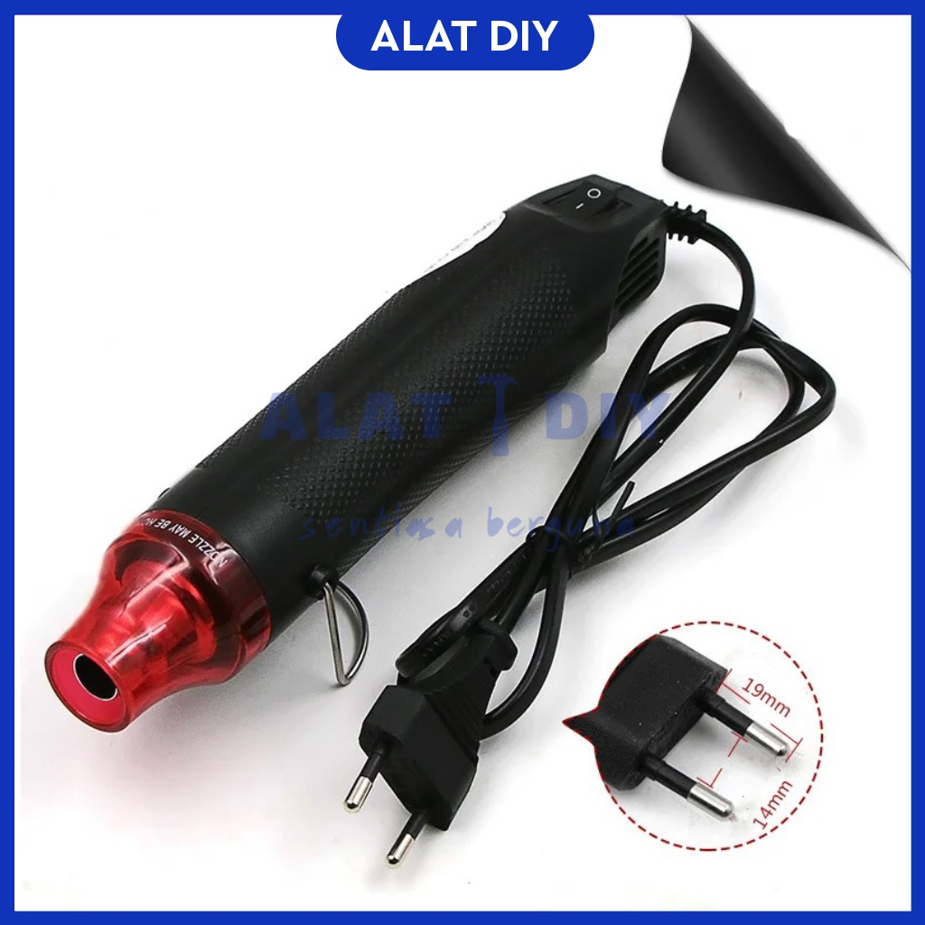 AlatDIY Hand Hold Hot Air Heat Gun Blower Shrink Gun 220V 300W Dryer ...