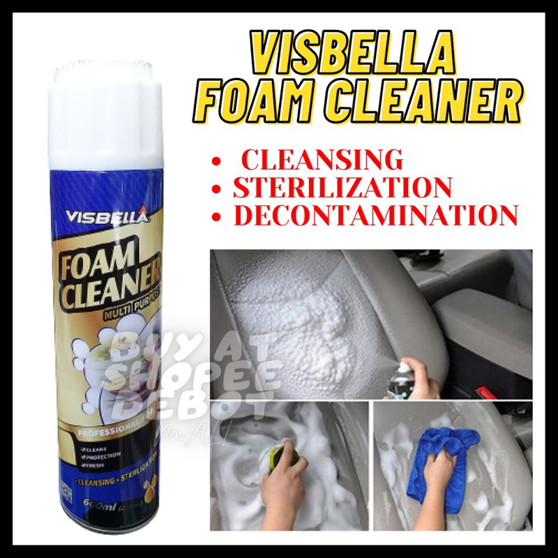 🔥ORIGINAL VISBELLA 🔥FOAM CLEANER 600ml - PENCUCI KOTORAN PELBAGAI GUNA | Shopee Malaysia
