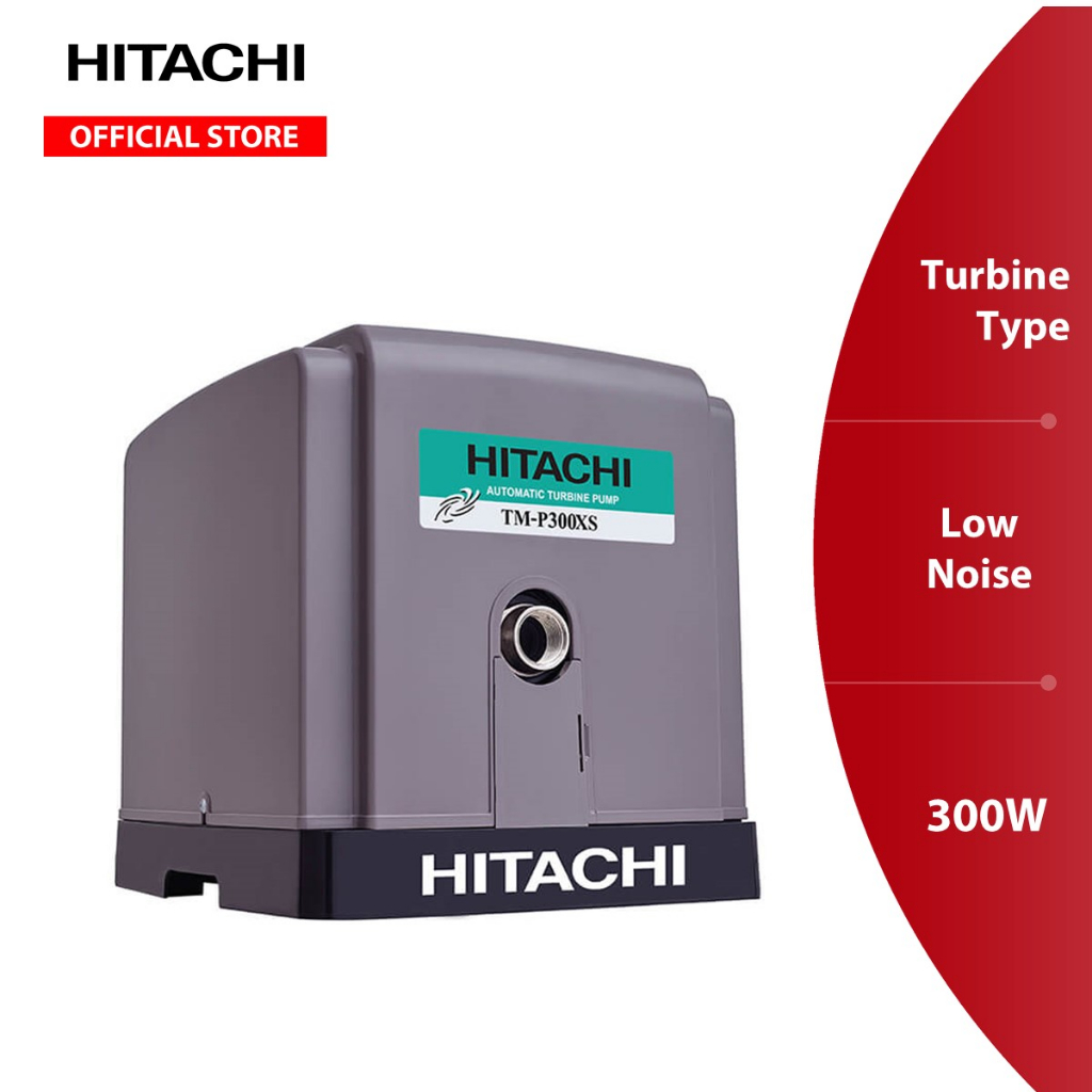 Hitachi Automatic Turbine Type Water Pump 300W (TM-P300XS) | Shopee ...