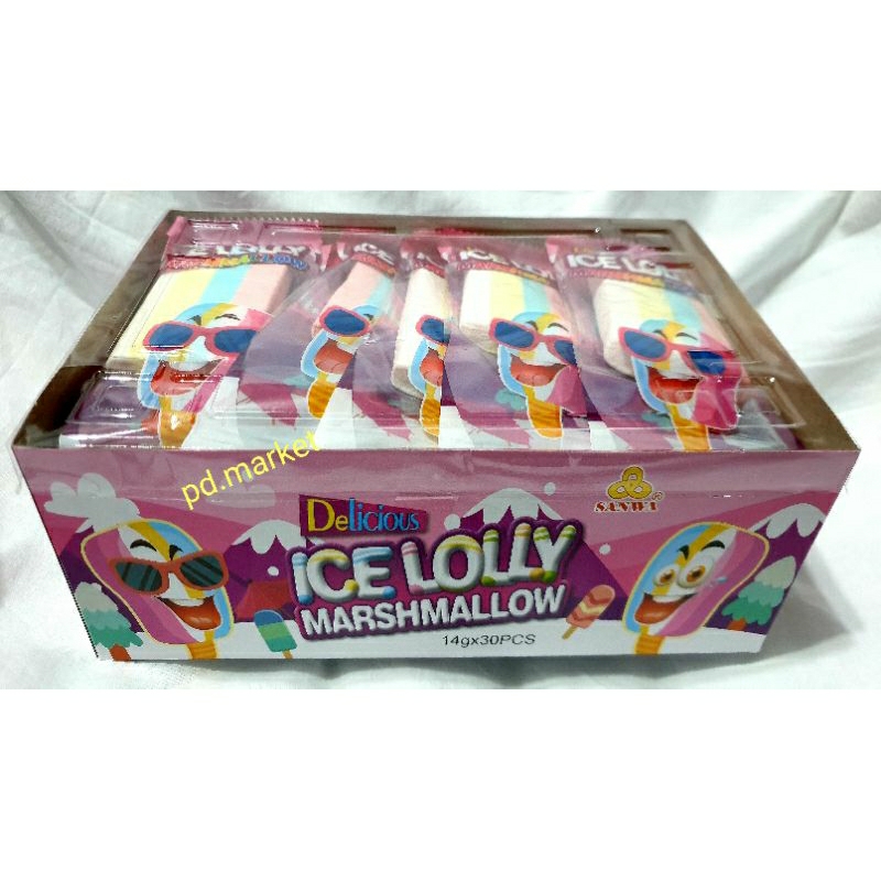 Delicious Ice Lolly Marshmallow 14gX30pcs | Shopee Malaysia