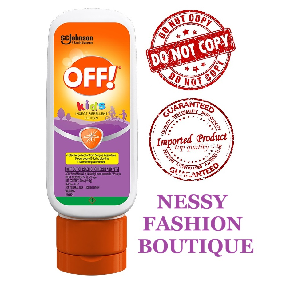 OFF! Mosquito Repellent Lotion - Kids 50ml. | Shopee Malaysia
