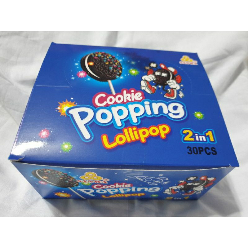 Sanwa Cookie Popping Lollipop 2In1 10gX30pcs | Shopee Malaysia