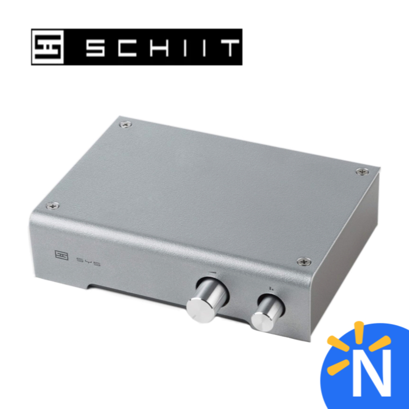 Schiit SYS Passive Preamp Volume Control and 2-Input Switch (Silver ...