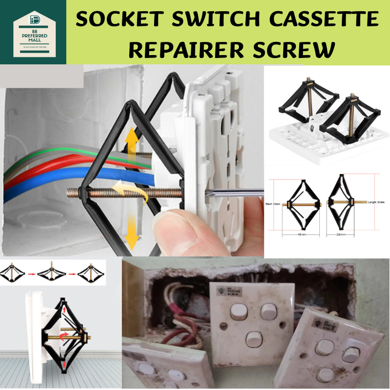 Socket Switch Cassette Repairer Dark Box Repair Screw Plug Switch Old ...