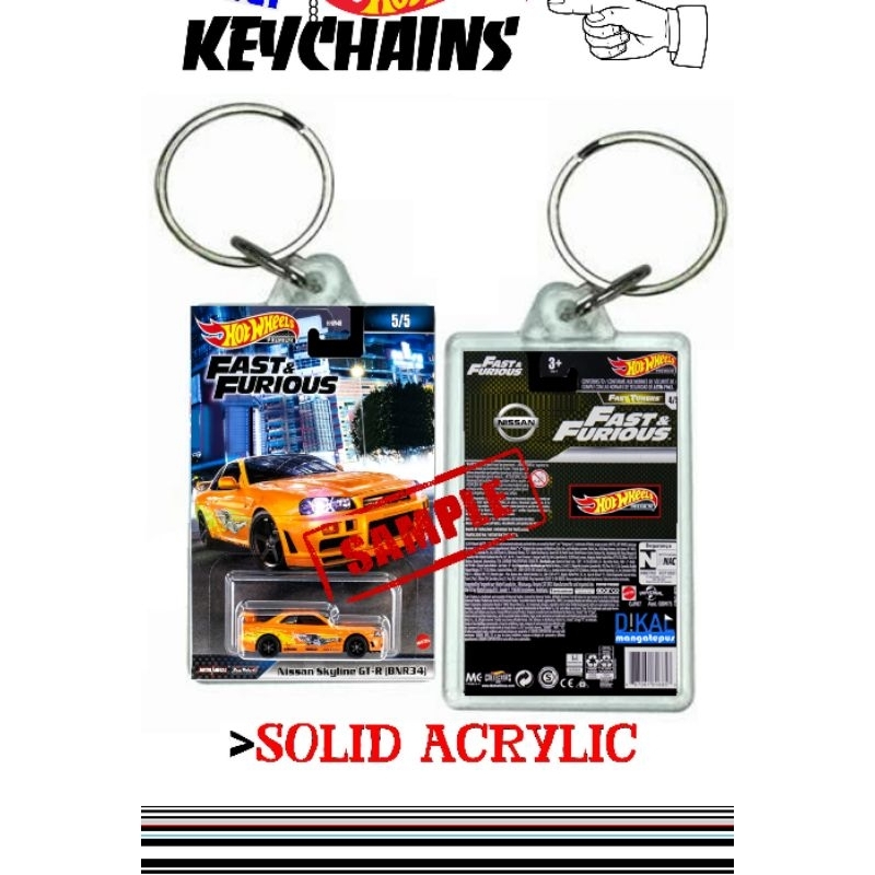 hot wheels mini keychain fnf skyline gtr 2pcs | Shopee Malaysia