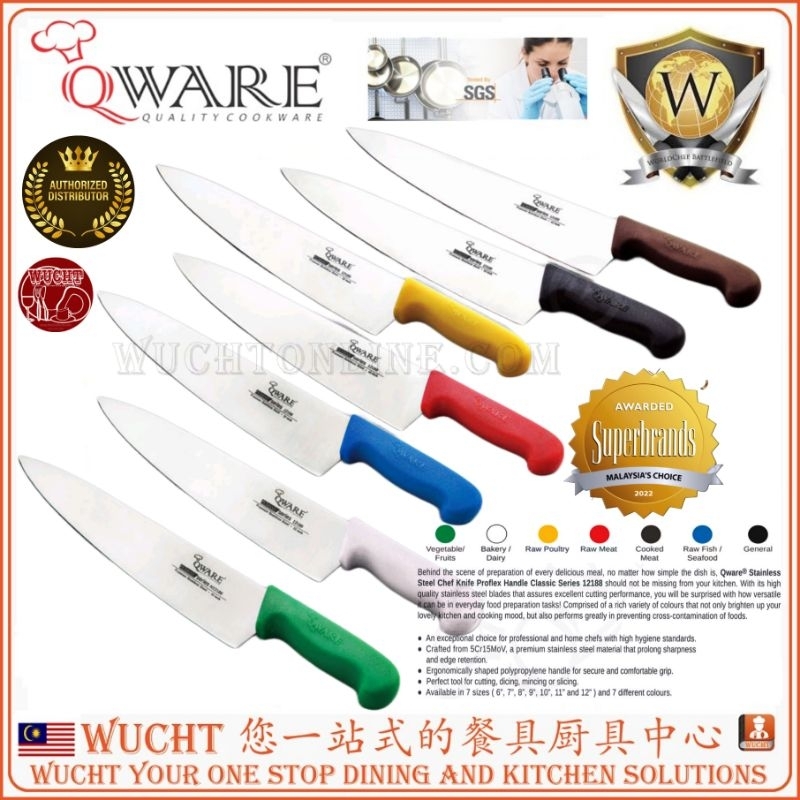 【WUCHT】6" QWARE Chef Knife Proflex Handle Professional Chef Knife 6 ...