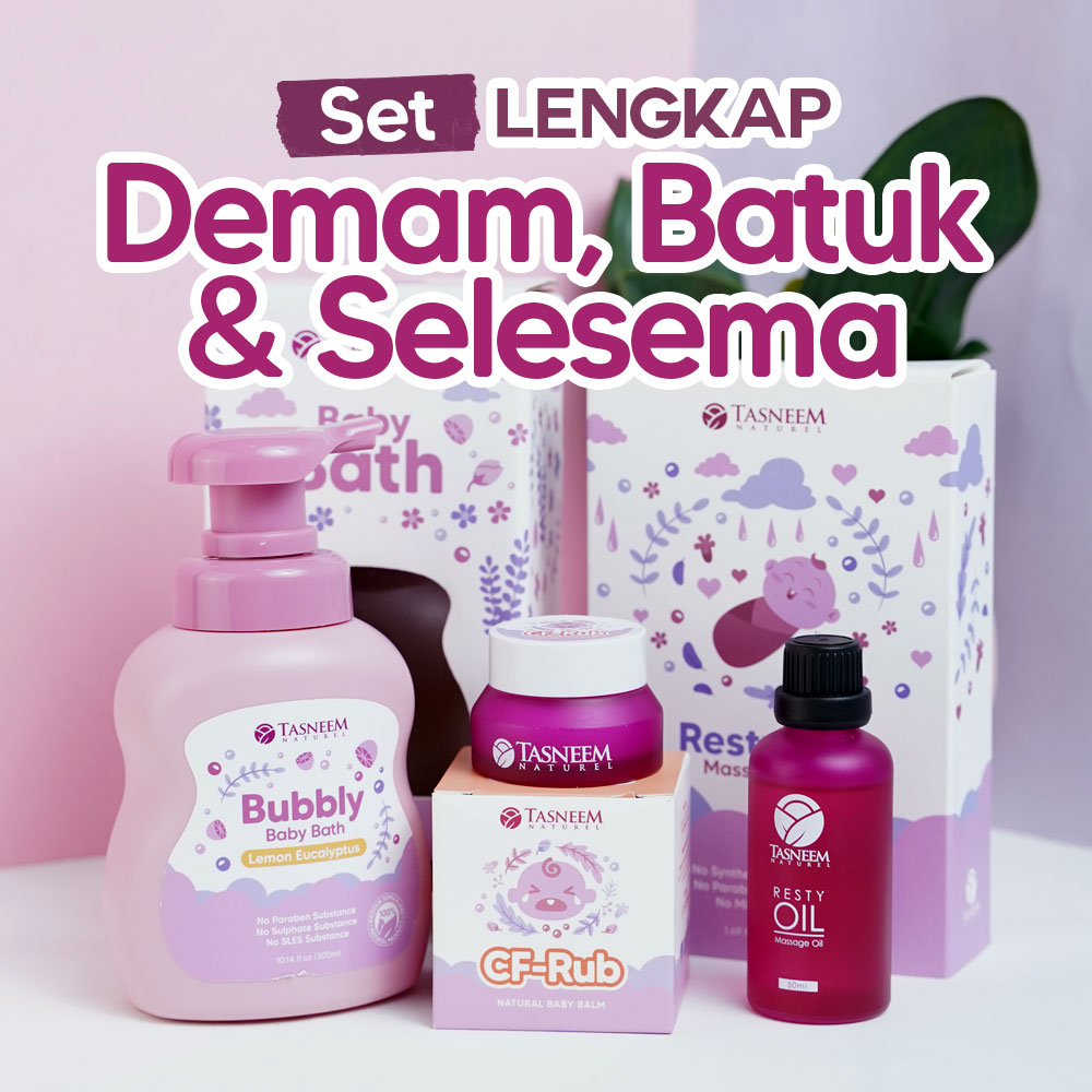 Tasneem Naturel Set Lengkap Demam, Batuk dan Selesema | Shopee Malaysia