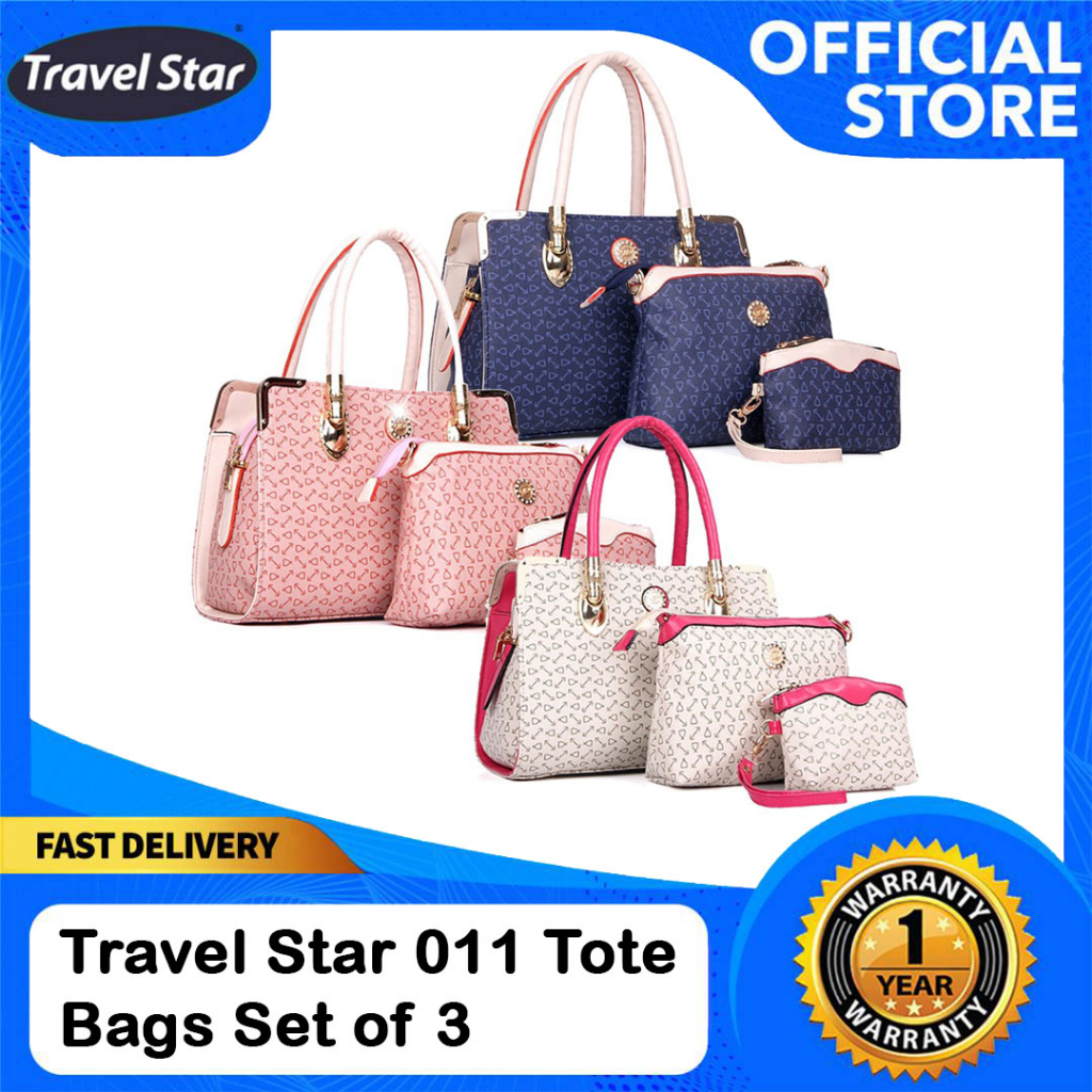 Travel Star 011 Tote Bags Set of 3 | Shopee Malaysia