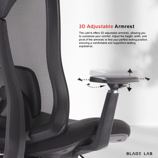 BLADE LAB Lab 14 Office Mesh Chair Ergonomic Chair Kerusi Gaming Seat ...