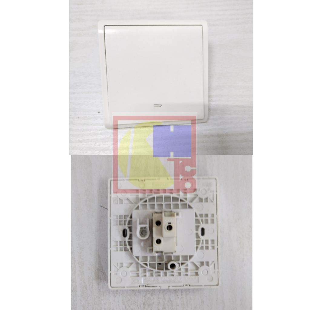 SCHNEIDER PIENO (WHITE) 1G 1W SWITCH SOCKET *DISPLAY SET (Z-021 ...