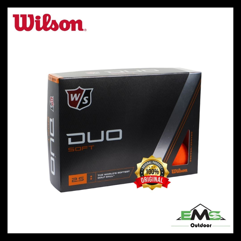 Wilson Staff Duo Soft Optix (2023) Golf Ball - Orange | Shopee Malaysia