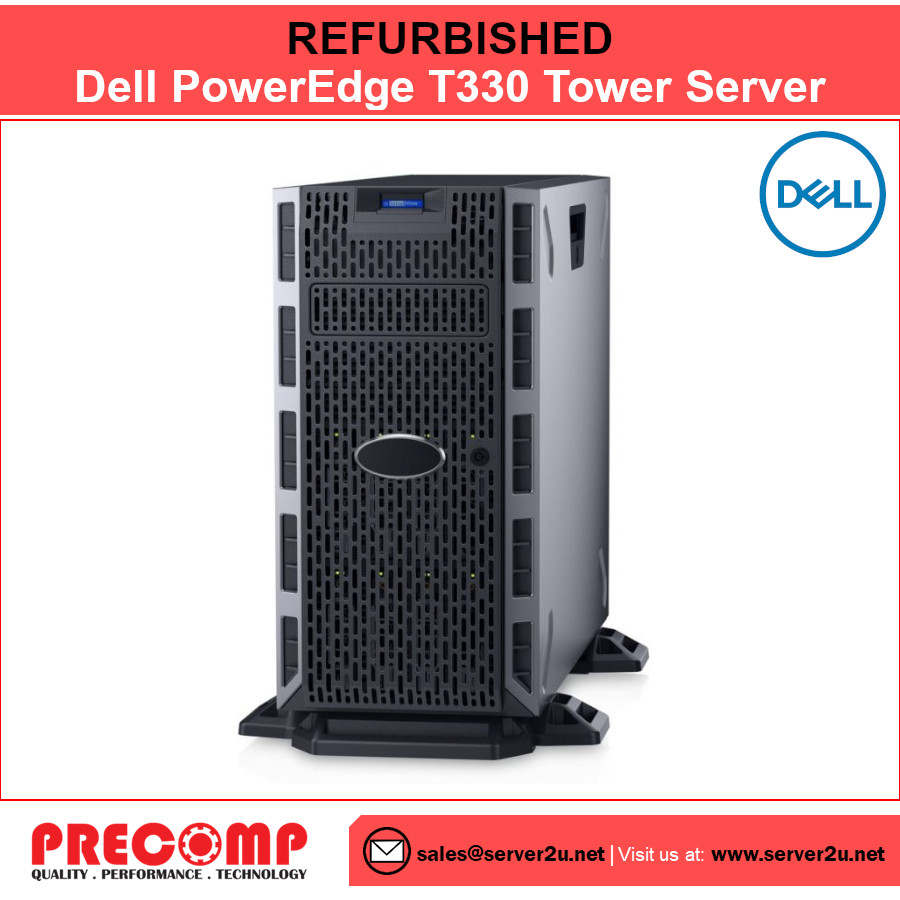 (Refurbished) Dell PowerEdge T330 Tower Server (E31220v5.32GB.4x3TB) (T330-32GB) | Shopee Malaysia