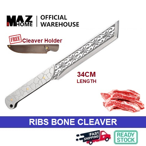 Sharp Kitchen Ribs Bone Cleaver Ice Chopping Meat Cutting Knife ...