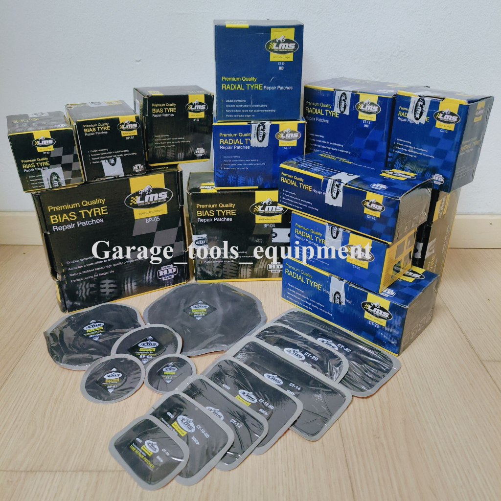LMS Tyre Patches | Bias Ply Patches | Tayar Bocor Penampal | Tiptop ...