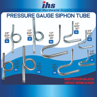 PRESSURE GAUGE SIPHON TUBE FOR STEAM BOILER | Shopee Malaysia