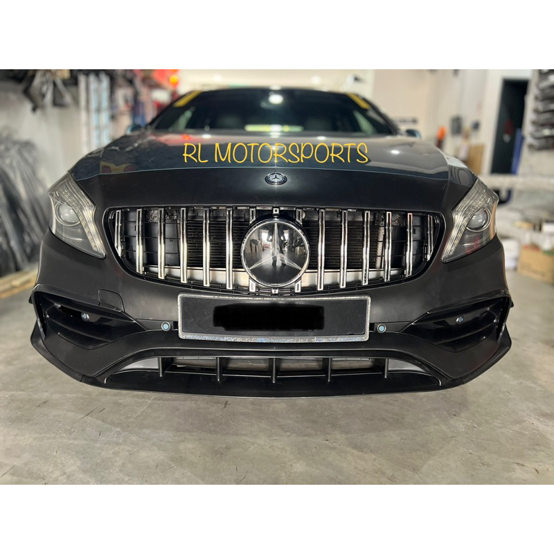 Mercedes Benz w176 A45 facelift AMG Bodykit front rear bumper side ...