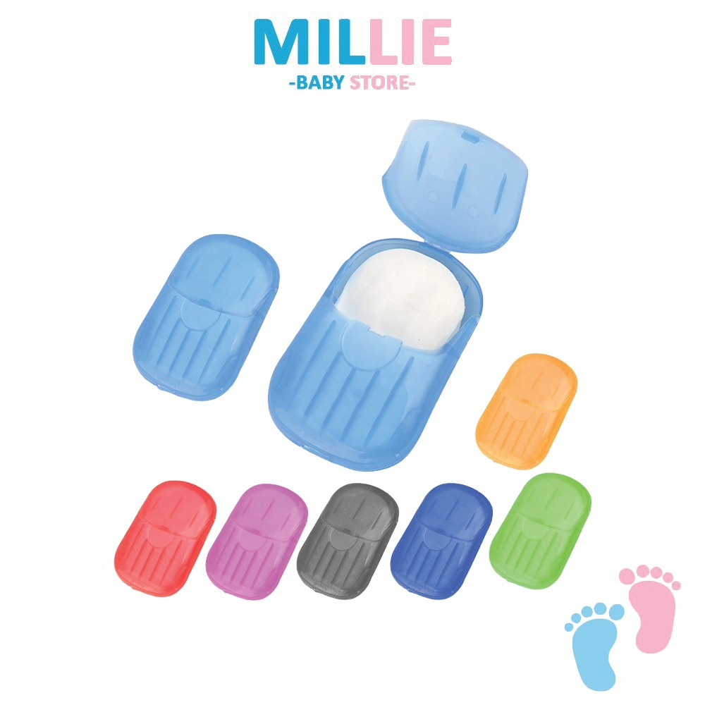 MILLIE Student Portable Soap Flakes Hand Wash Travel Handwashing Flakes ...