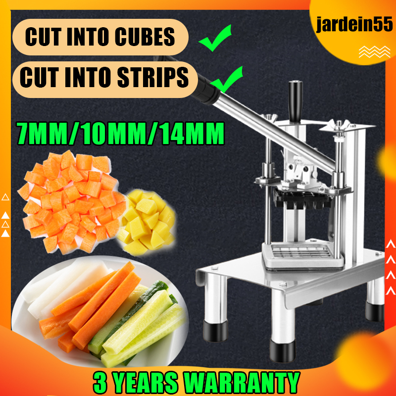 3 year warranty🔥potato cutter/mesin potong kentang dadu/fries cutter ...