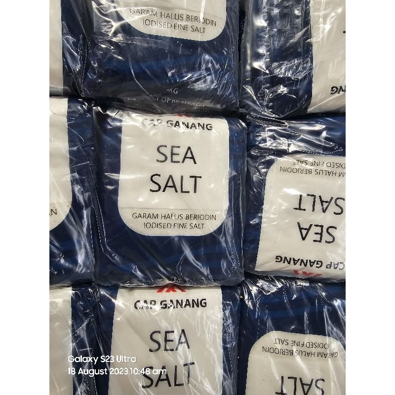 Cap Ganang Sea salt Garam Beriodin Garam (1kg) | Shopee Malaysia
