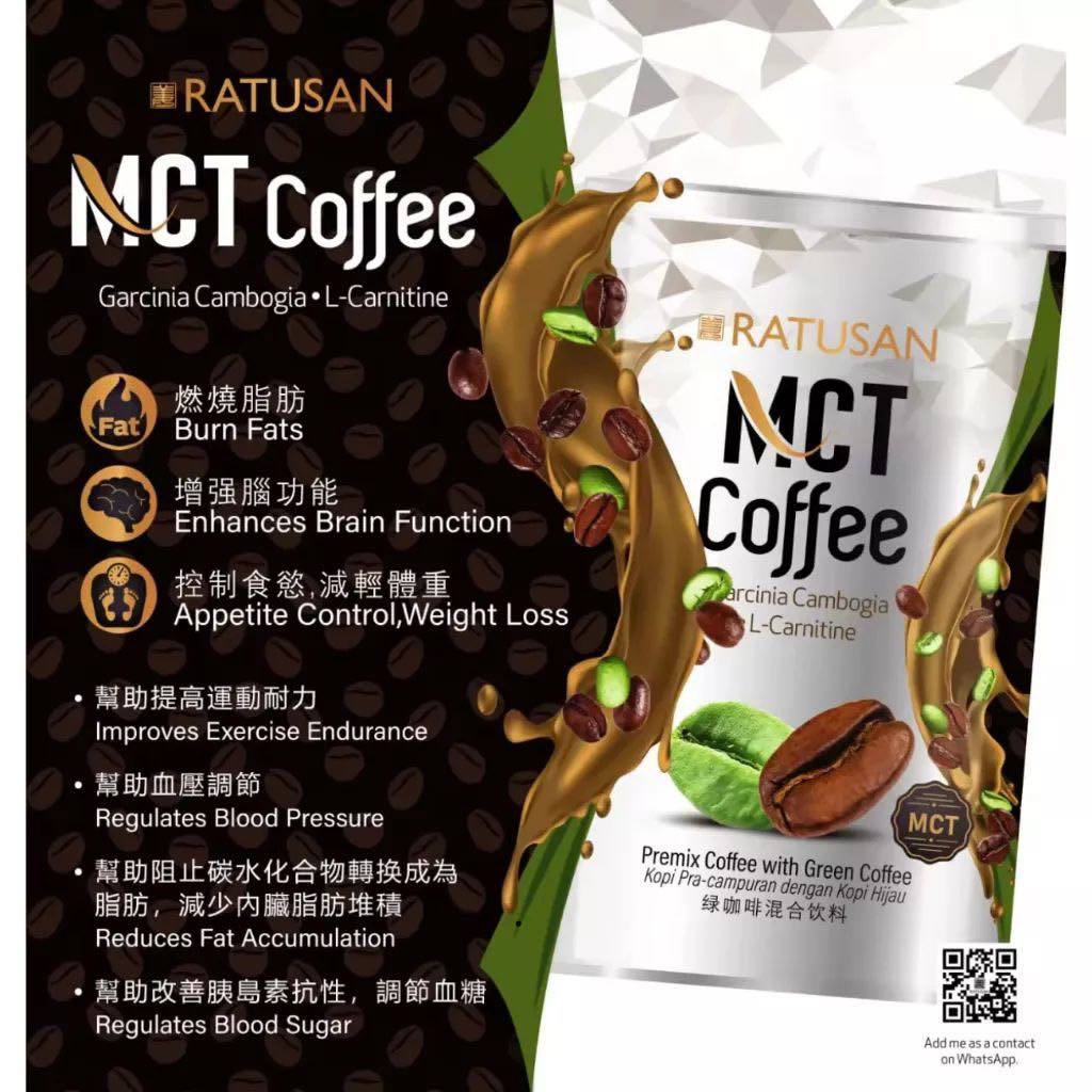Ratusan MCT Slimming Coffee / Premix Coffee with Green Coffee 300gm Canister | Shopee Malaysia
