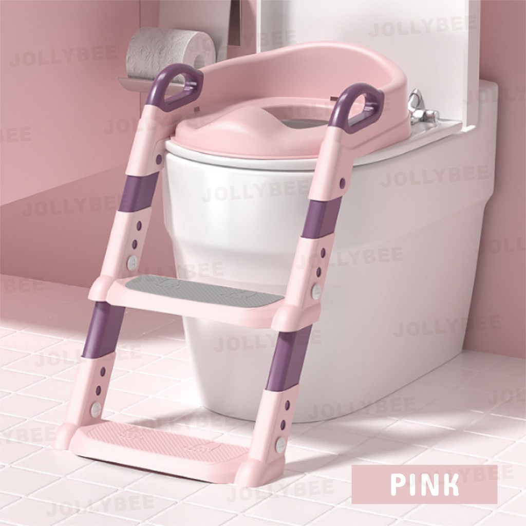 Jollybee Foldable Potty Seat Training Adjustable Potty Toilet Bowl with ...