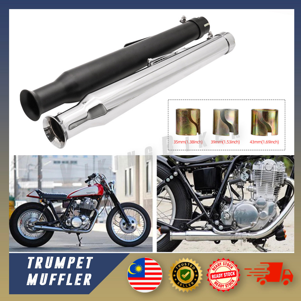 (⚡⚡SHIPPING IN 24HOUR⚡⚡) EXHAUST TRUMPET MEGAPHONE MUFFLER PIPE SYSTEM ...