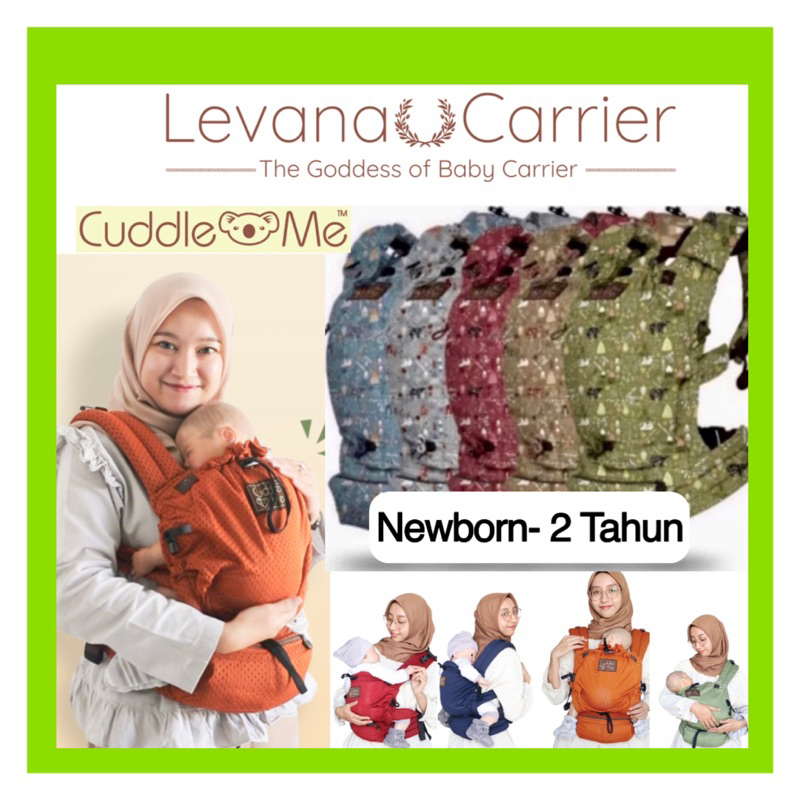 Cuddleme Baby Carrier Levana-Newborn to Toddler(3kg-17kg) -Ergronomic,lightweight,breasfeeding ...